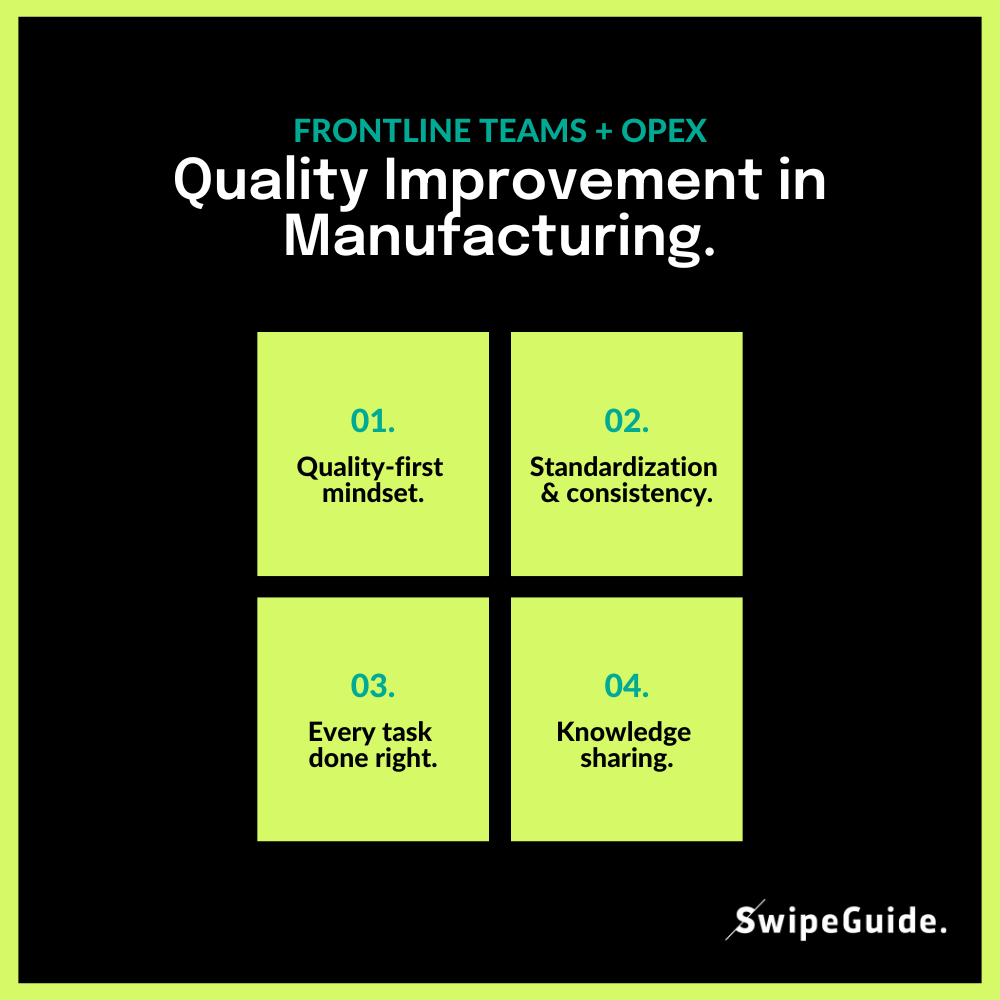 How Frontline Teams Impact Quality Improvement in Manufacturing.