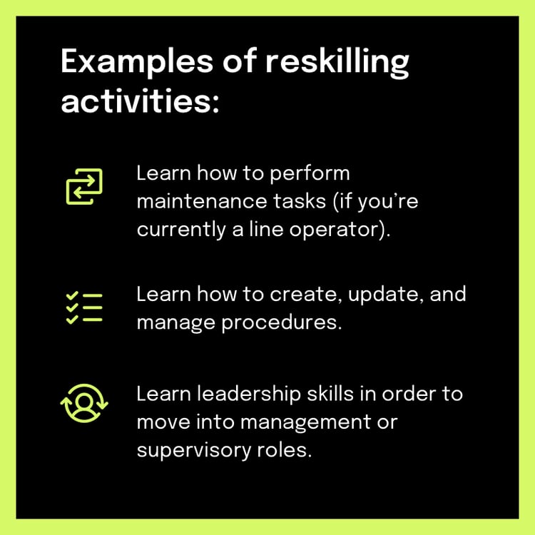 Reskilling vs. Upskilling in Manufacturing - What’s the Difference?