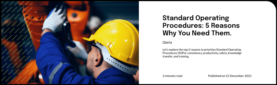 Standard Operating Procedures (SOP) Best Practices & Guidelines.