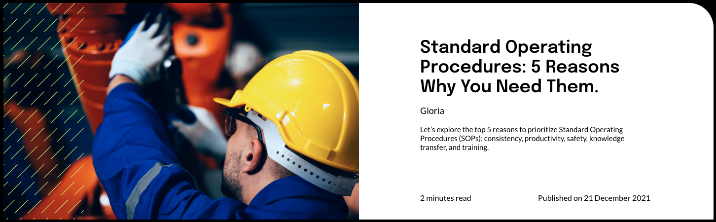 Standard Operating Procedures (SOP) Best Practices & Guidelines.